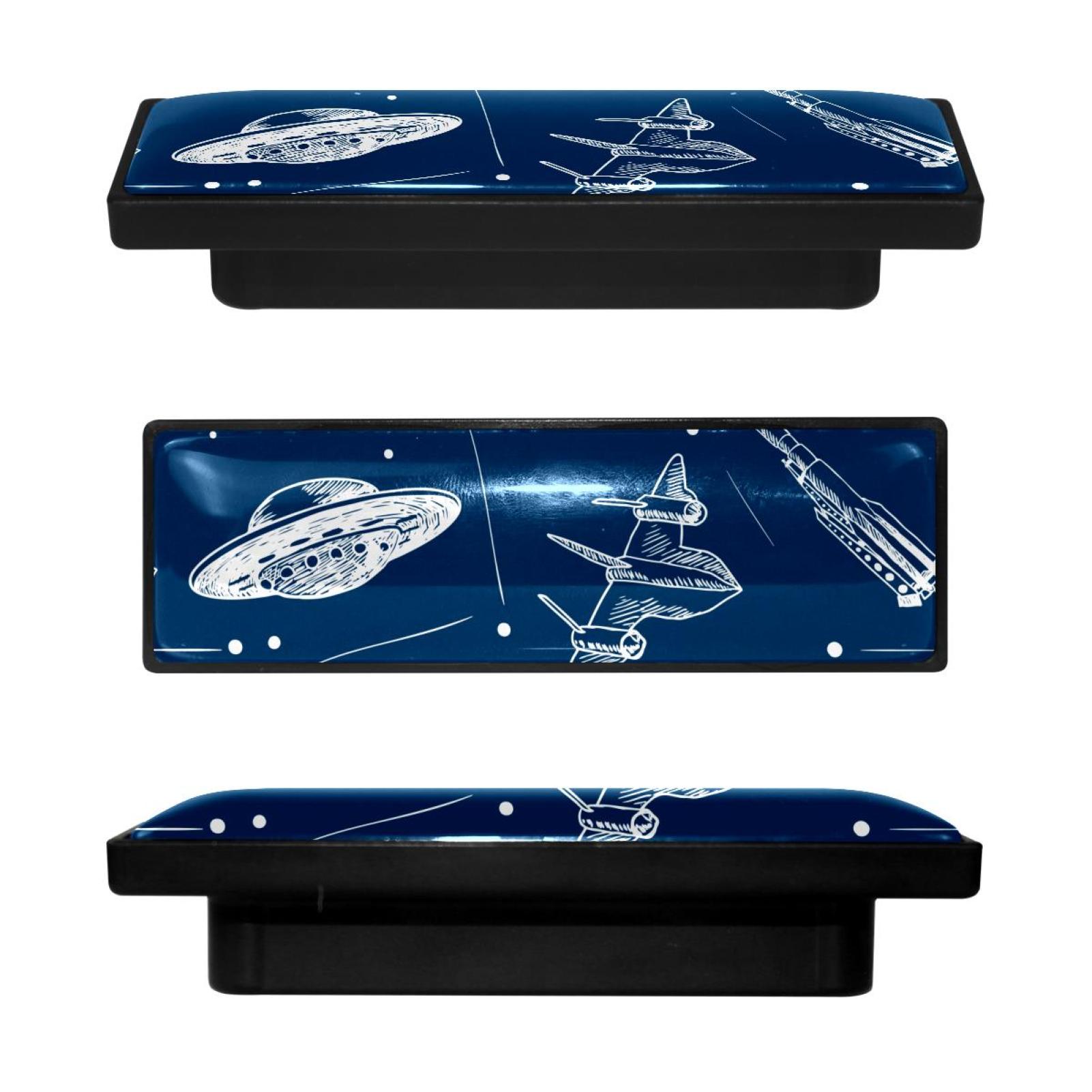 4 Pcs Rectangle Cabinet Handle Cupboard Knob Drawer Pulls Handle ...