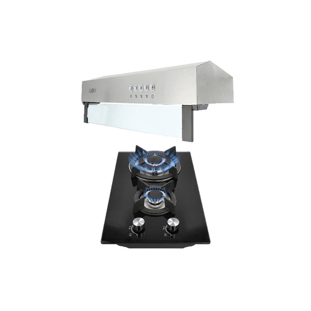 COMBO DE CAMPANA ODIPO SLIM 50 CM Y PARRILLA ODIPO CRISTAL TEMPLADO 2 ...