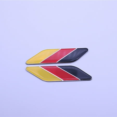 Car Body Fender Decal Block Scratch Flag Emblem Sticker With Adhesive ...