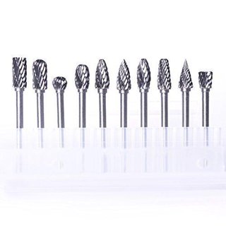 20Pcs Drill Bits Dremel Set Steel Rotary Burrs High Speed Wood Carving ...
