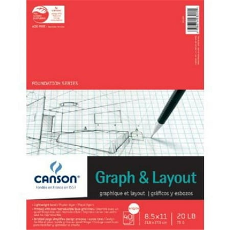 Canson C100510895 8.5 in. x 11 in. Graph and Layout Sheet Pad - Walmart.ca