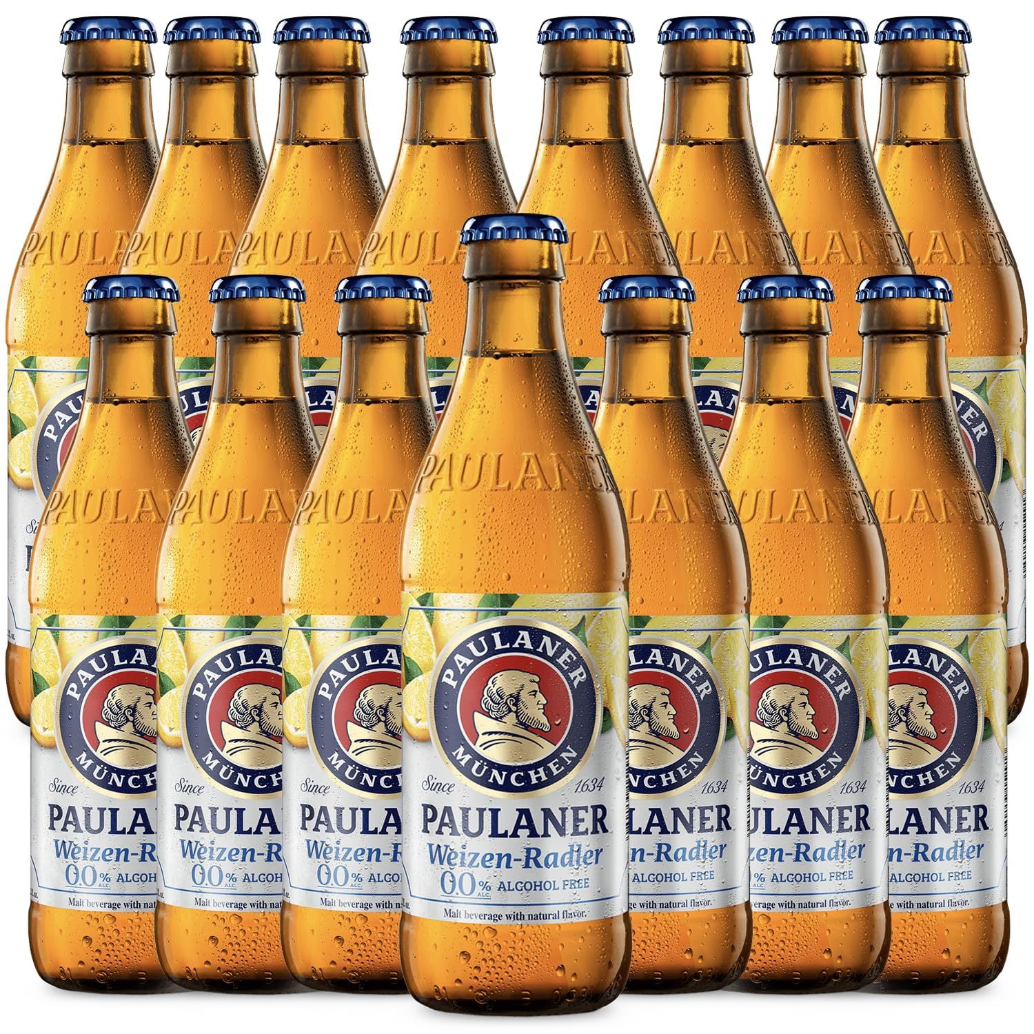 Paulaner Weizen Radler Non Alcoholic Beer 15 Pack, Award Winning Beer ...