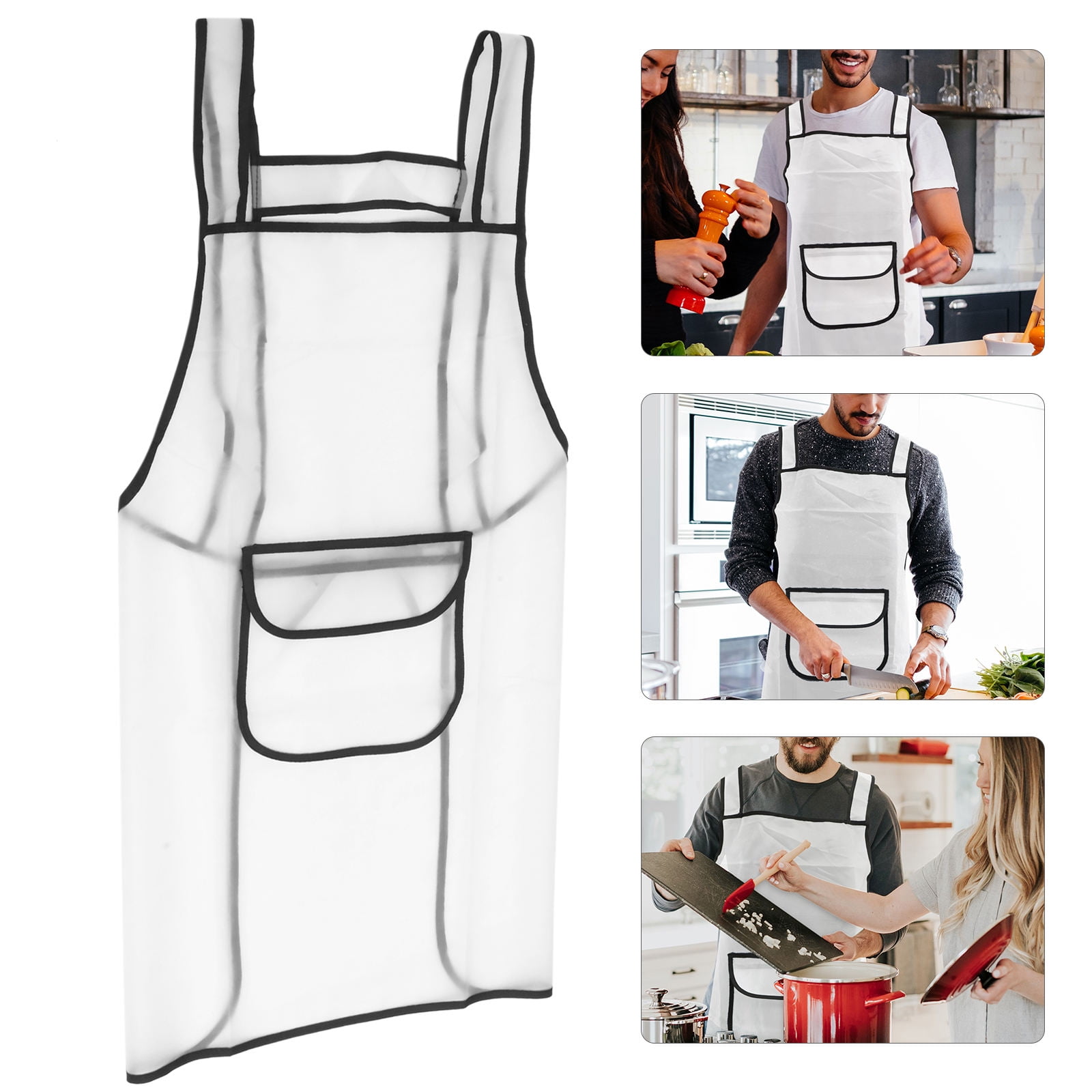 Click here for Oulii Painting Aprons For Adults White Tpu Waterpr... prices