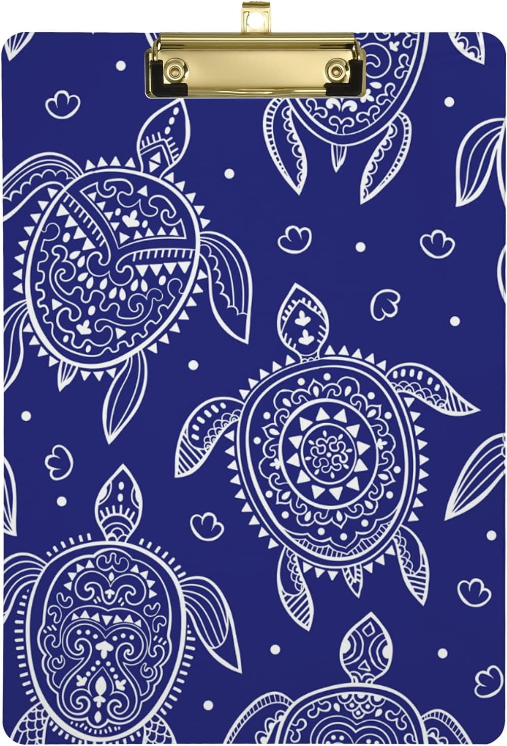 FMSHPON Tribal Turtle Clipboard Hardboard Wood Nursing Clip Board and ...