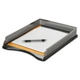 Rolodex Distinctions Self-Stacking Desk Tray, Metal/Black -ROLE22615 ...