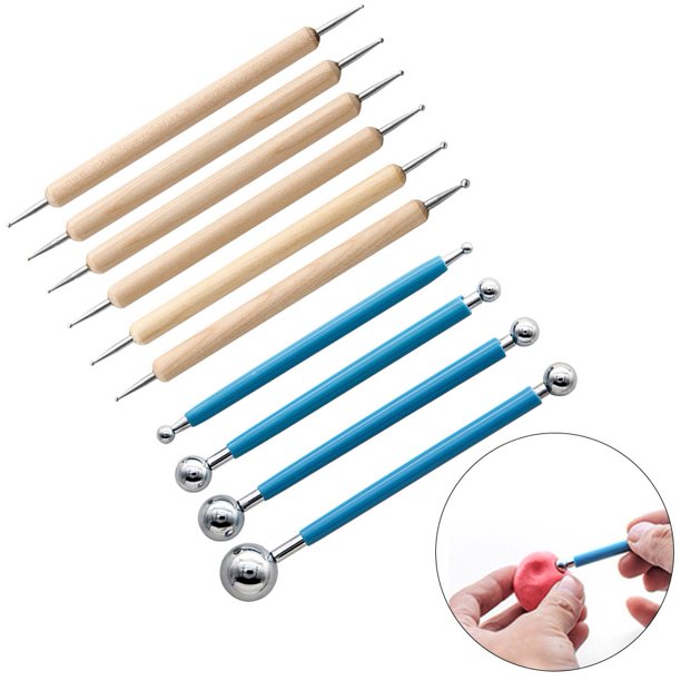 MYG 10-Piece Pottery Tool Set Clay Clay Dot Drill Pen Diy Handmade ...
