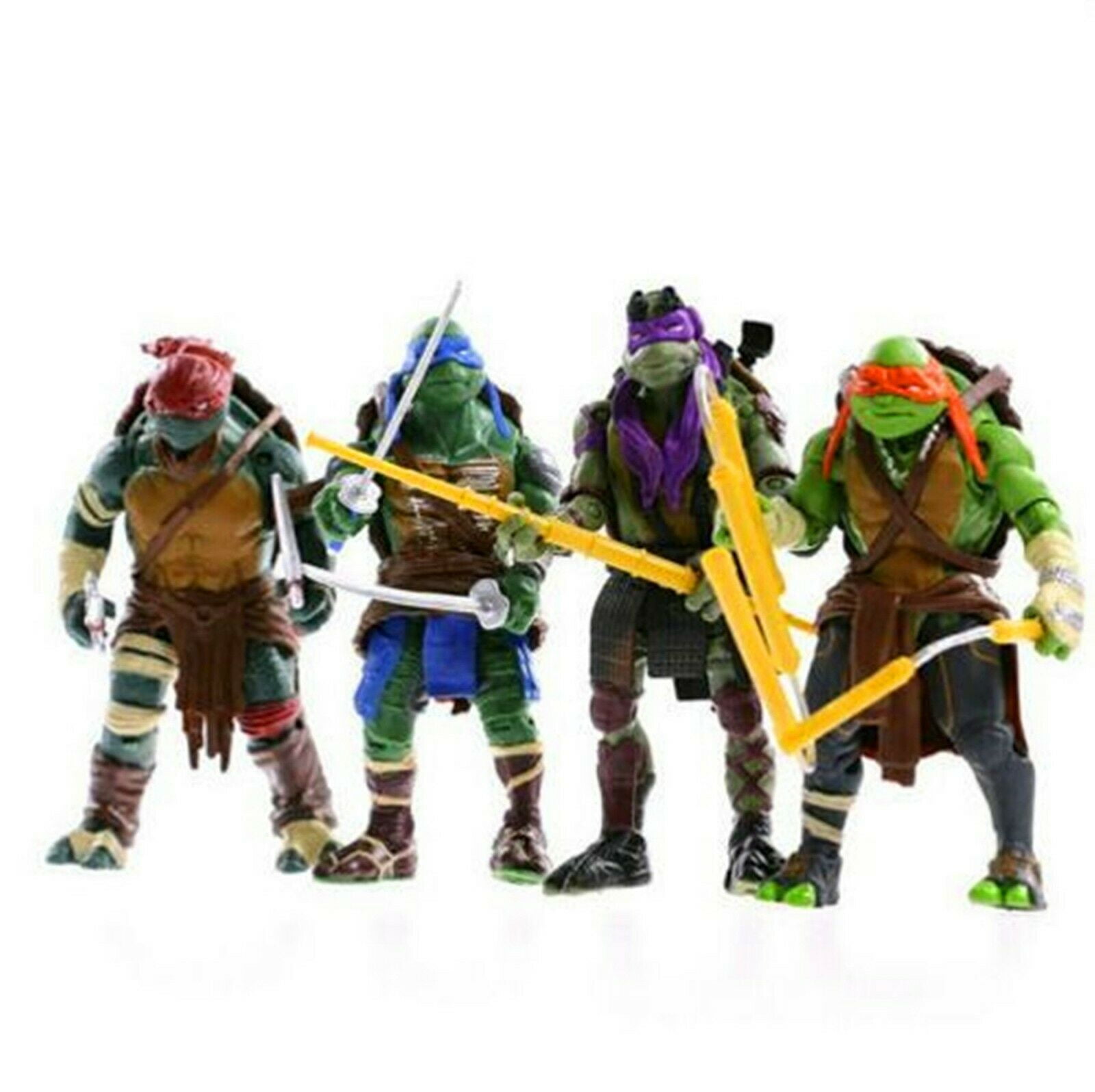 4 PCs Movie Teenage Mutant Ninja Turtles Classic Collection TMNT Action ...