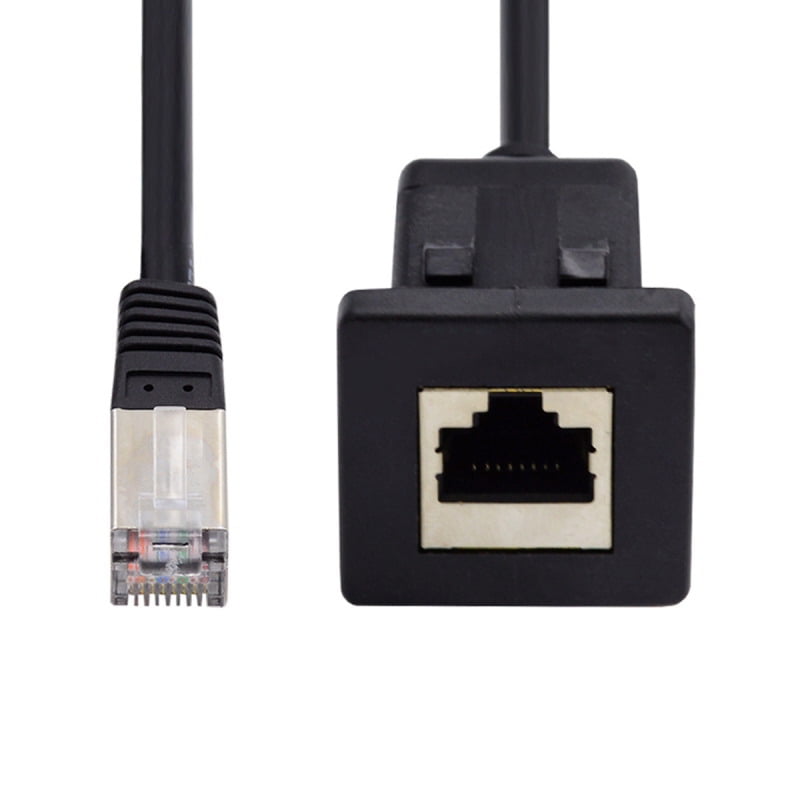 FVH Waterproof Dustproof Latch Locking CAT6 RJ45 Male to Female Lan ...