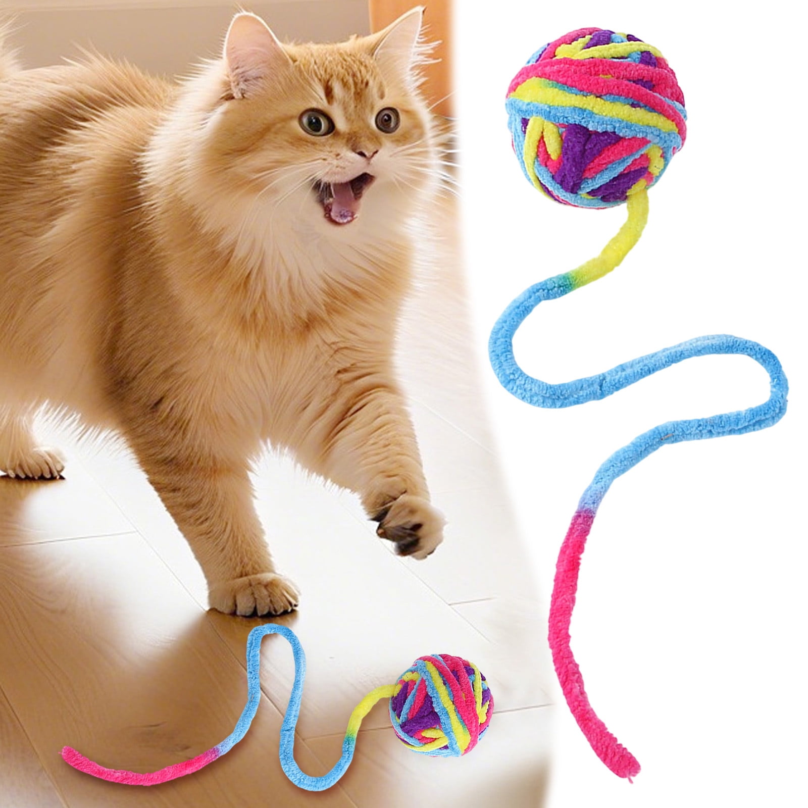 Interactive Cat Toys for Play and Exercise with Ropes and Yarn - for ...