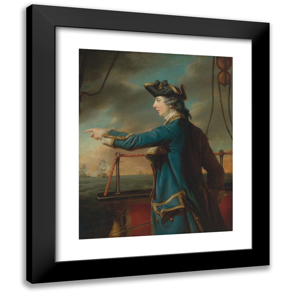 Francis Cotes 15x18 Black Modern Framed Museum Art Print Titled ...