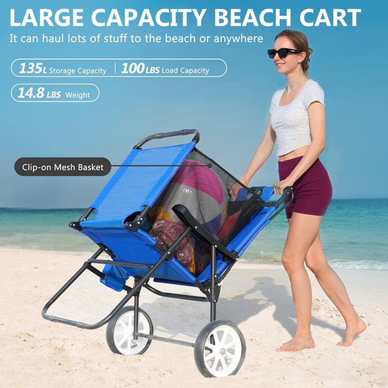 Large Beach Chair Cart Beach Wheels Redefined: Your Ultimate Outdoor