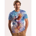 2026 new men's large-size round neck short-sleeved T-shirt, European ...