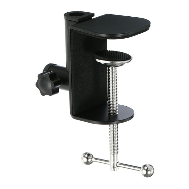 Uxcell 0.49" Hole Dia. Universal C Clamp Table Lamp Mic Arm Mount Desk ...