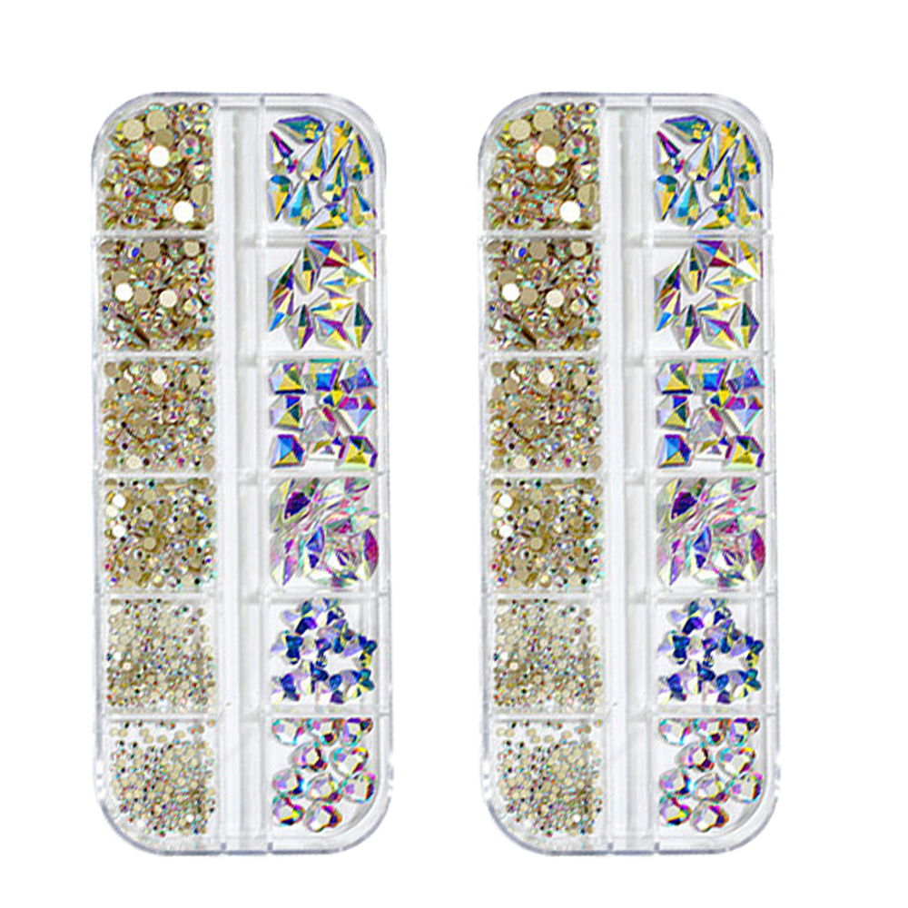 Multi Shapes Rhinestones Glass Diamonds for Nail Art Jewels Decoration ...