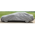 JEGS 3-Layer Polypropylene Car Cover, Standard Duty [Light Gray, Large ...