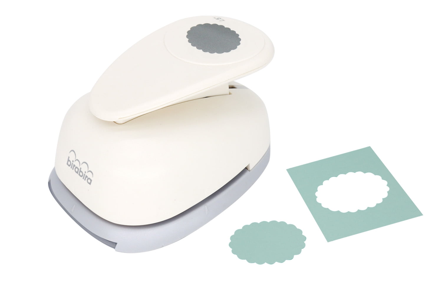 Bira Craft 2.5 inch Scalloped Ellipse Scalloped Oval Lever Action Craft ...