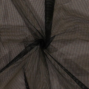 Fishnet Mesh Black 54" Wide Soft Poly Blend Mesh Fabric by the Yard ...