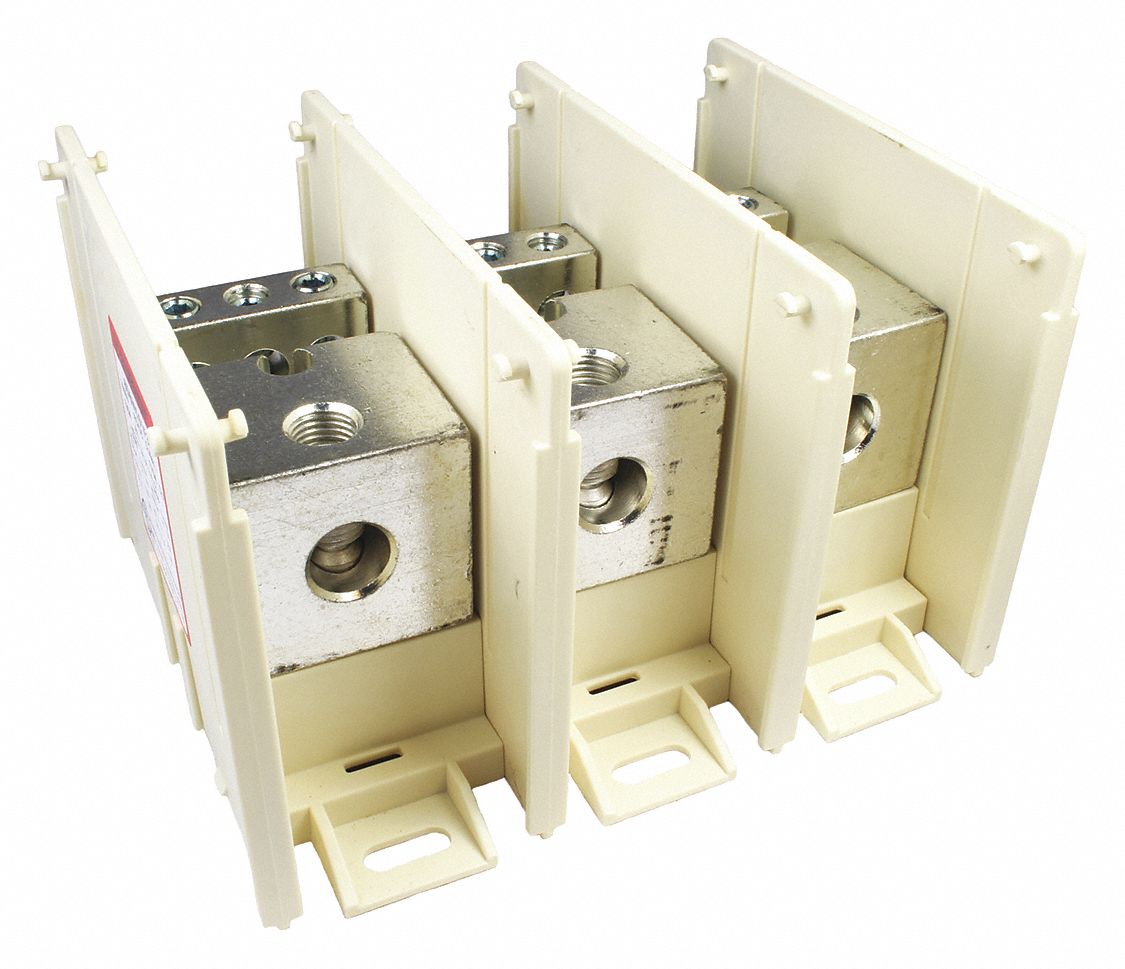 Burndy Power Distr Block,Al/Cu,600V AC/DC BDBMCS1F3 - Walmart.com