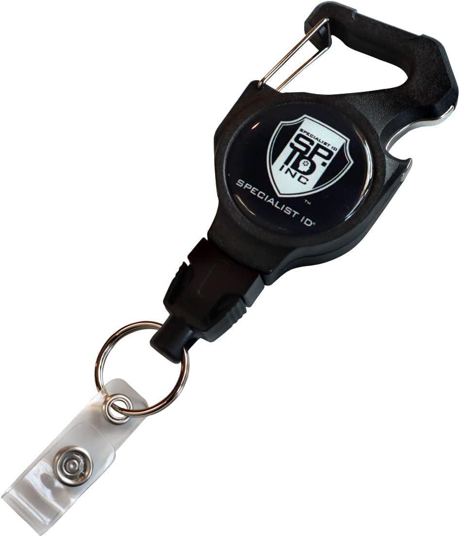 Heavy Duty Badge and Key Reel Holder with Bottle Opener - Detachable ...