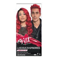 SPLAT Temporary Midnight Ruby Hair Dye, Semi-Permanent Red Hair Color ...