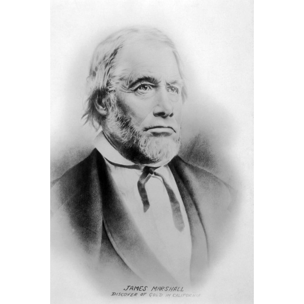 James Wilson Marshall (1810-1885) History (18 x 24) - Walmart.com ...