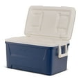 Igloo 48 QT Laguna Cooler with Hard Sided & Cool Riser Technology, Navy - Stain & Odor Resistant ...