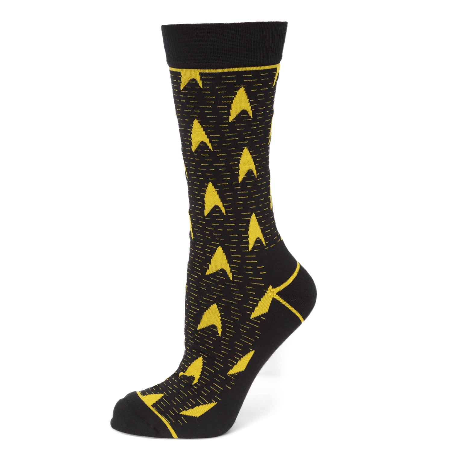 Click here for Star Trek Yellow Delta Shield Black Mens Socks prices