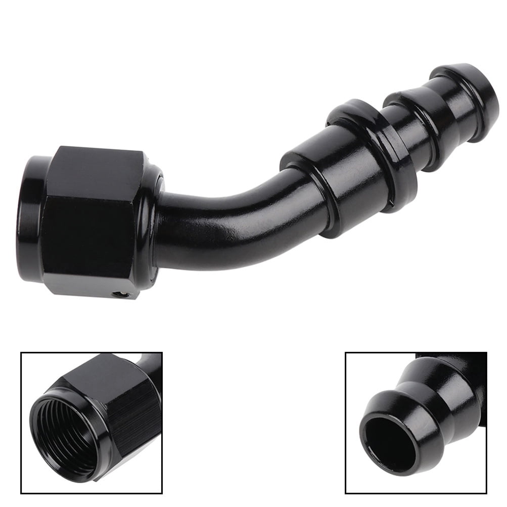 AN6 AN8 AN10 Push Lock Hose Line End Fitting Adapters ECCPP AN8 45 ...