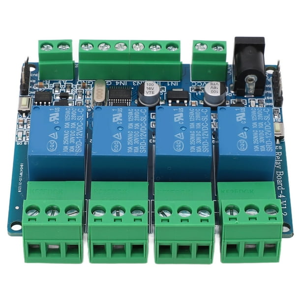 4 Channel Relay Module, Stability Fault Tolerant Opto Isolation Relay ...