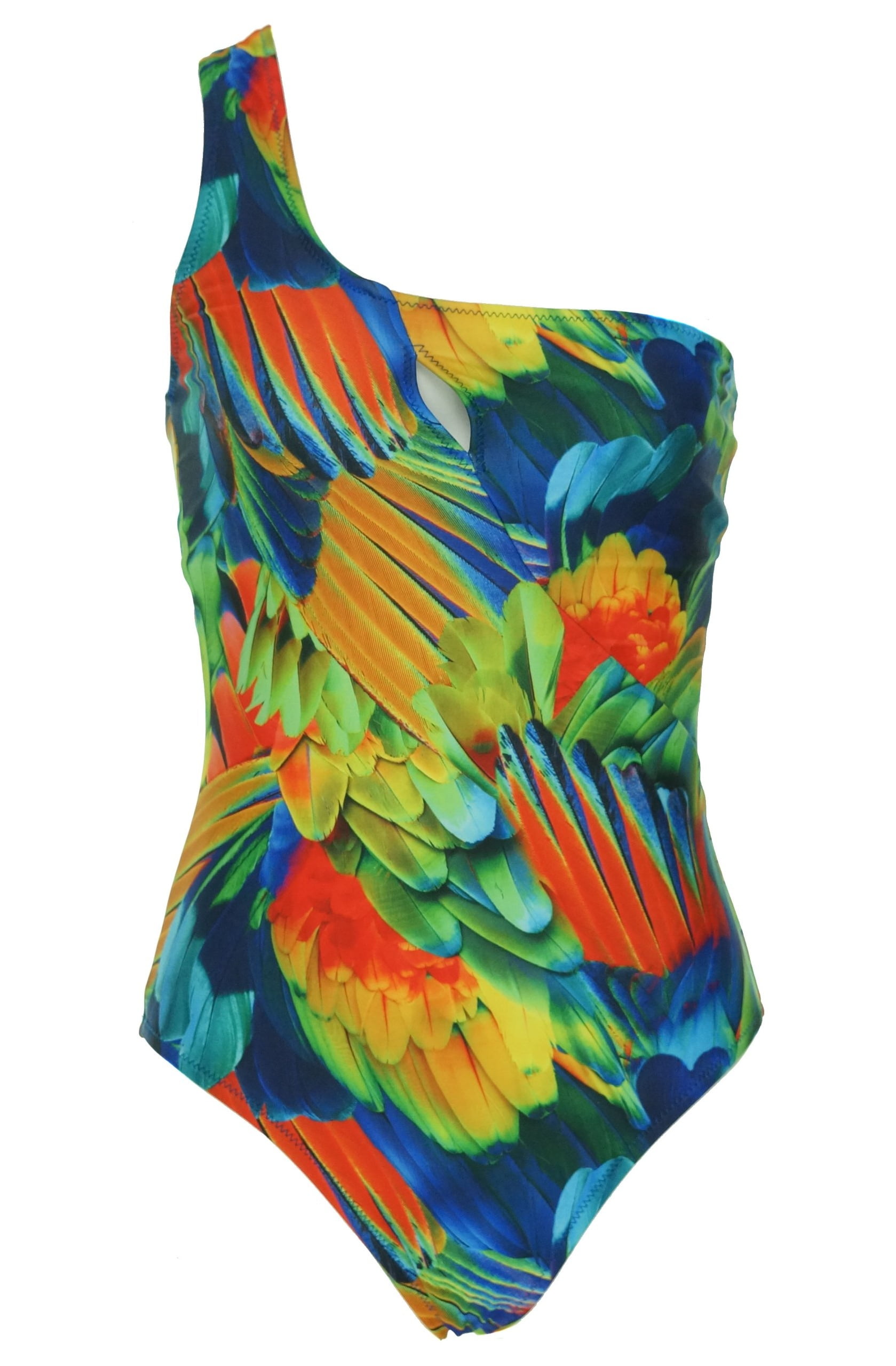 ABS Women's One Piece Multi Color Swim Suit - Walmart.com