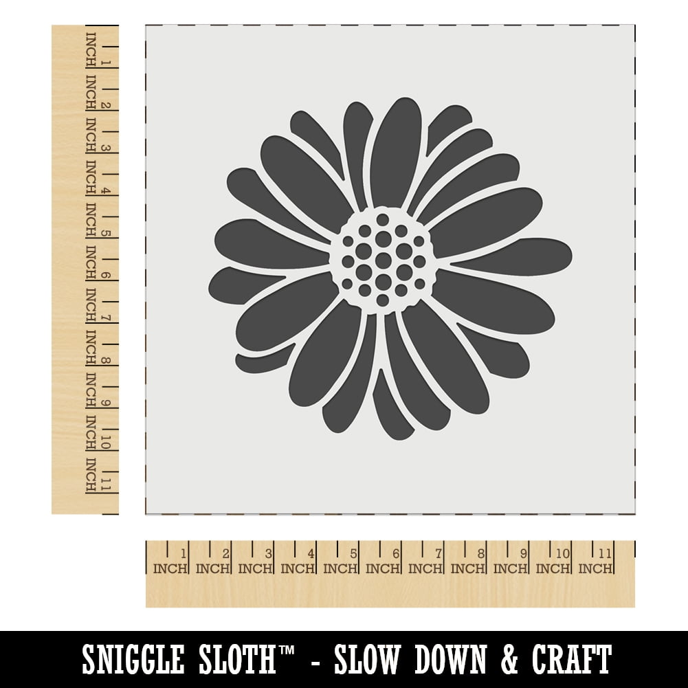 Simple Daisy Stencil