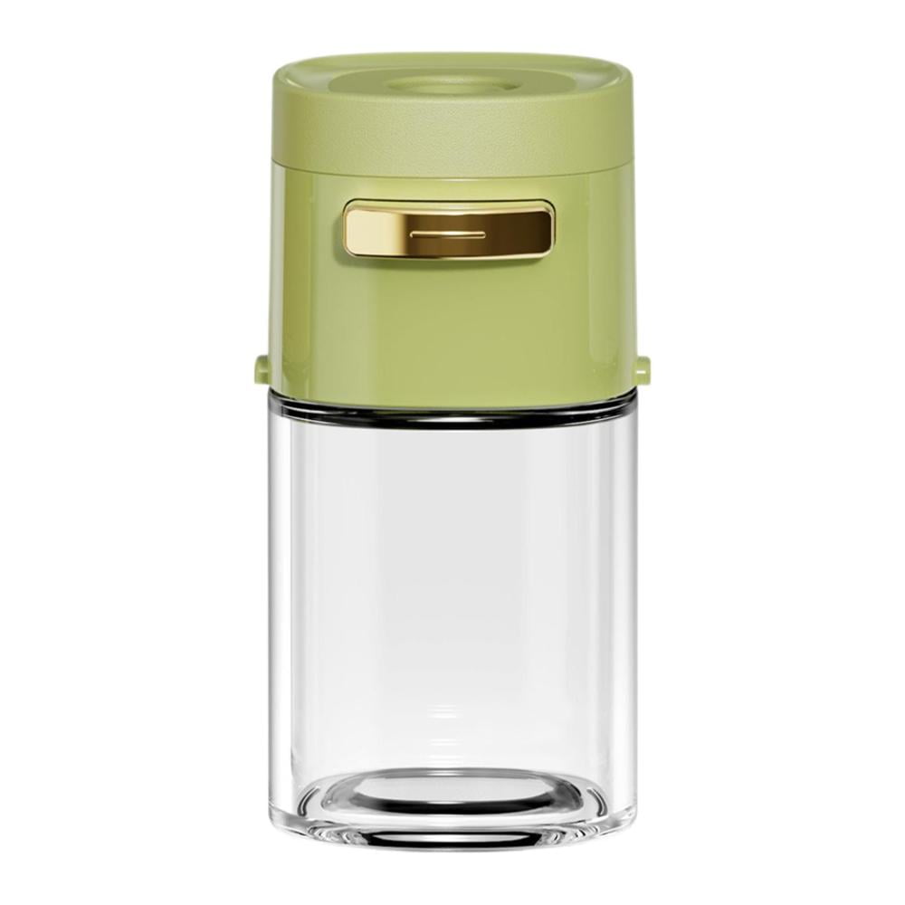 Salt Dispenser for Cooking | Glass Spice Shaker Press Type Salt ...