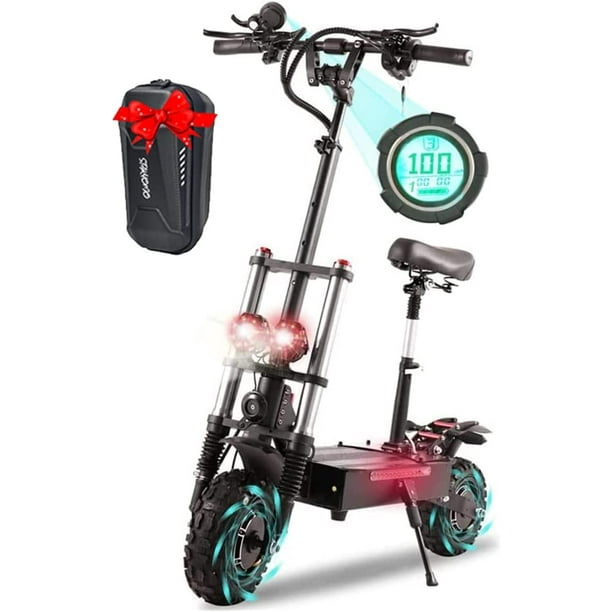 Xhoodax 5600W Electric Scooter Adult, 40AH Panasonic Battery Max Speed ...