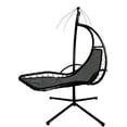 CaraMart Dark Gray Replacement Seat Cloth for Textilene Hanging Swing ...