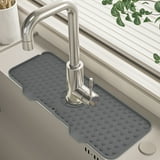 Vadktai Kitchen Faucet Sink Splash Guard, Silicone Water Catcher Mat ...