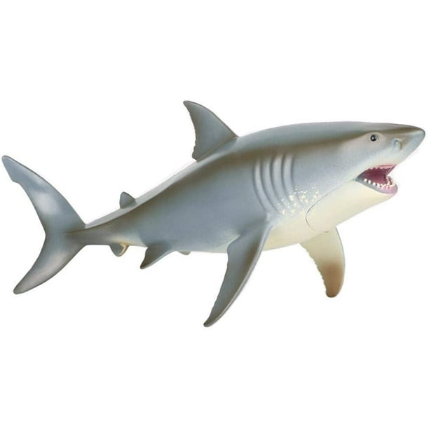 Large Great White Shark Toy, Realistic Educational Ocean Animal Shark ...