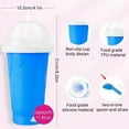 Hand-Squeeze Slushy Maker Cup, Quick-Freeze Cooling Cup for Homemade ...
