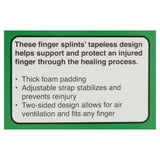 Equate Two-Sided Finger Splints, 2 Count (1 medium, 1 large) HSA/FSA ...