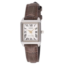 Casio Women's Black Analog Watch with Silver Dial - LTP-V007L-7B1UDF ...