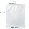 25pcs Large Clear Hanging Storage Bags with Hooks - Wall-Mounted ...