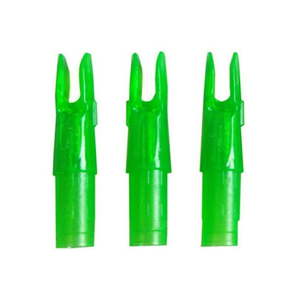 50pcs Arrow Nocks Insert Tips ID6.2mm Arrow Shaft Tails Plastic Archery ...