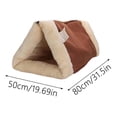 Cat Bed Mat 2 In 1 Tunnel Bed, Convertible Warm Cat Cushion With Zipper ...