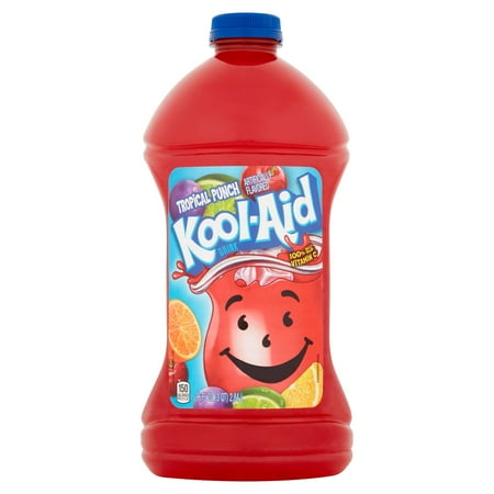 Kool-Aid Fruit Juice, Tropical Punch, 96 Fl Oz, 1 Count - Walmart.com