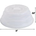 Kichwit Silicone Microwave Plate Cover Collapsible, Dishwasher Safe and ...