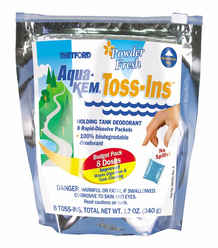 Aqua-Kem Powder Fresh Toss-ins Rv Holding Tank Treatment 8x1.5 oz ...