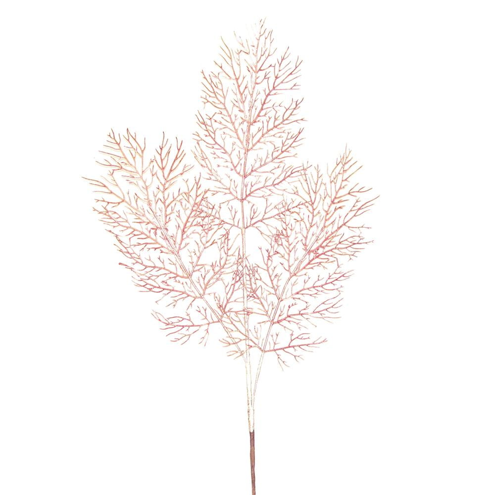 Sea Fern Christmas Tree Pick, Coral, 29-Inch - Walmart.com