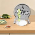Adjustable Manual Vegetable Slicer with 6 Suction Cups, Stainless Steel ...