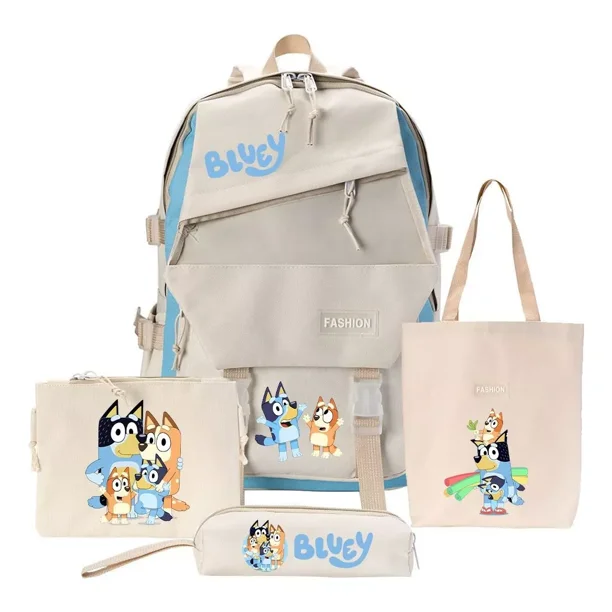 Bluey Bluey 4 Piece Tricolor School Backpack Set - Walmart.ca