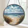 Seaside Path Landscape Window Hanging – Decorative Glass Art - Walmart.com
