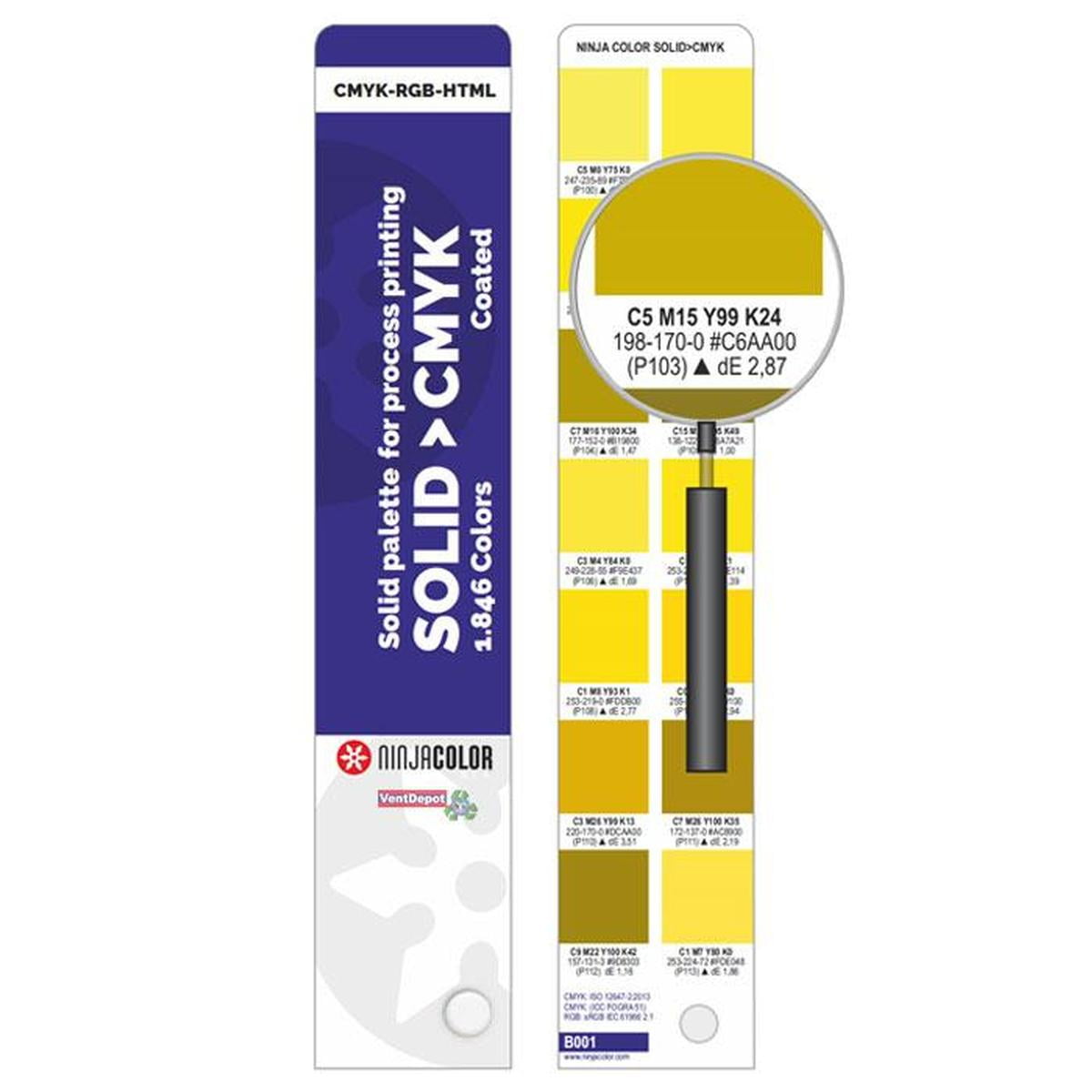 Pantone Profesional CMYK Ninja Blue Belt 1846 Colores Con Recubrimiento ...